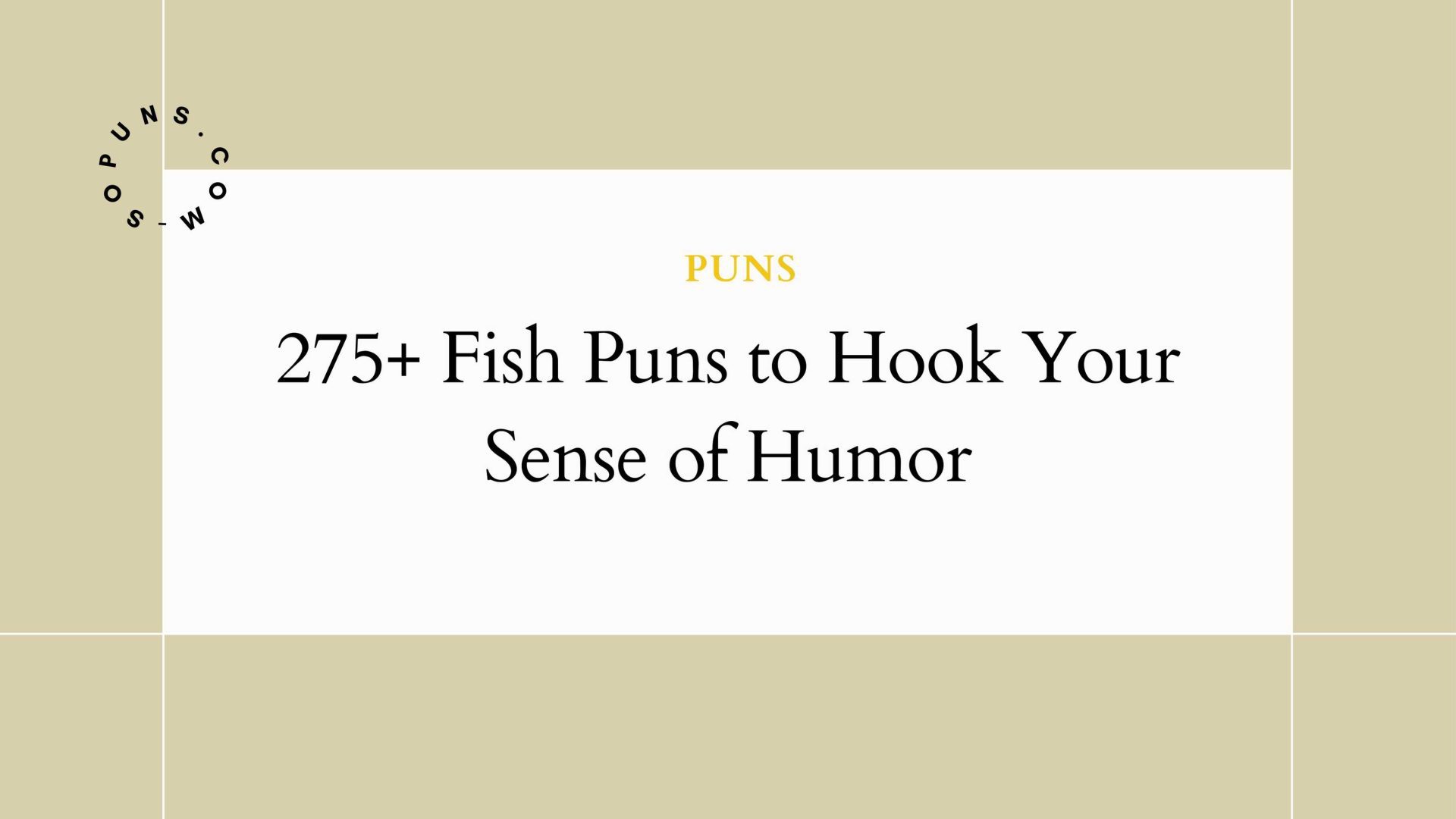 275+ Fish Puns: Funny, Cute & Clever One-Liners