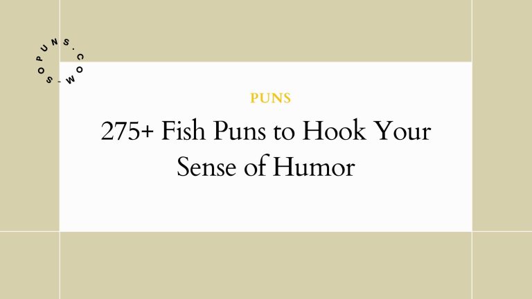 275+ Fish Puns: Funny, Cute & Clever One-Liners